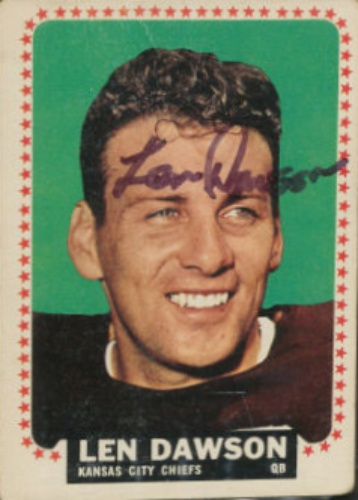 Len Dawson Autographs and Memorabilia | Sports, Football