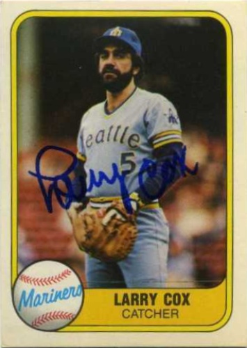 Larry Cox Autographs and Memorabilia | Sports, Baseball
