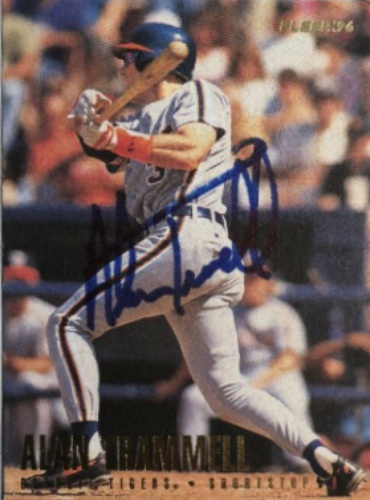 Alan Trammell Autographs and Memorabilia | Sports, Baseball