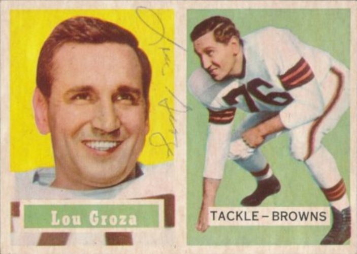 Lou Groza Autographs and Memorabilia | Sports, Football