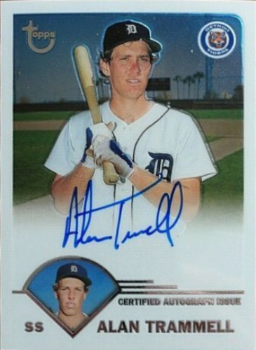 Alan Trammell Autographs and Memorabilia | Sports, Baseball