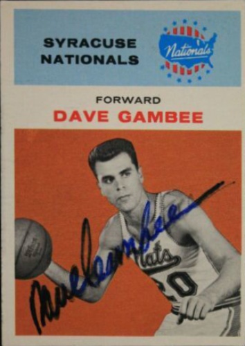 Dave Gambee Autographs and Memorabilia | Sports, Basketball