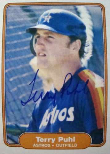 Terry Puhl Autographs and Memorabilia | Sports, Baseball