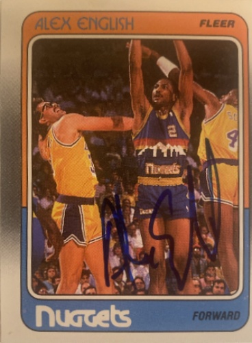 Alex English Autographs and Memorabilia | Sports, Basketball