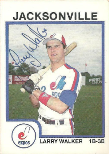 Larry Walker Autographs and Memorabilia | Sports, Baseball