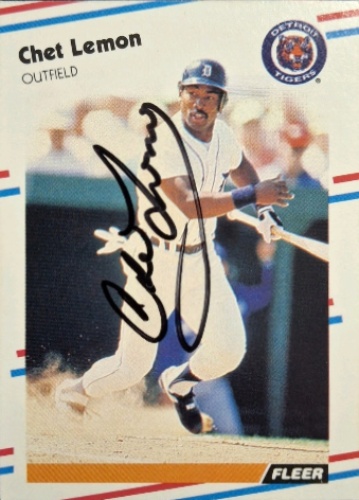 Chet Lemon Autographs and Memorabilia | Sports, Baseball