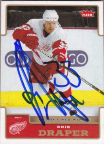 Kris Draper Autographs and Memorabilia | Sports, Hockey