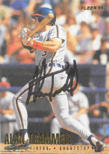 Alan Trammell Autographs and Memorabilia | Sports, Baseball