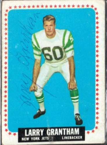 Larry Grantham Autographs and Memorabilia | Sports, Football