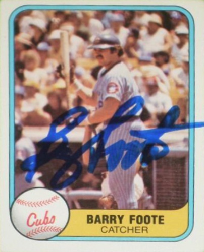 Barry Foote Autographs and Memorabilia | Sports, Baseball