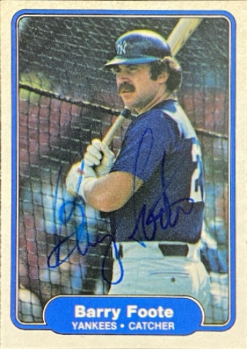 Barry Foote Autographs and Memorabilia | Sports, Baseball
