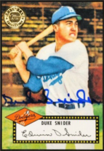 Duke Snider Autographs and Memorabilia | Sports, Baseball
