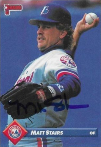 Matt Stairs Autographs and Memorabilia | Sports, Baseball